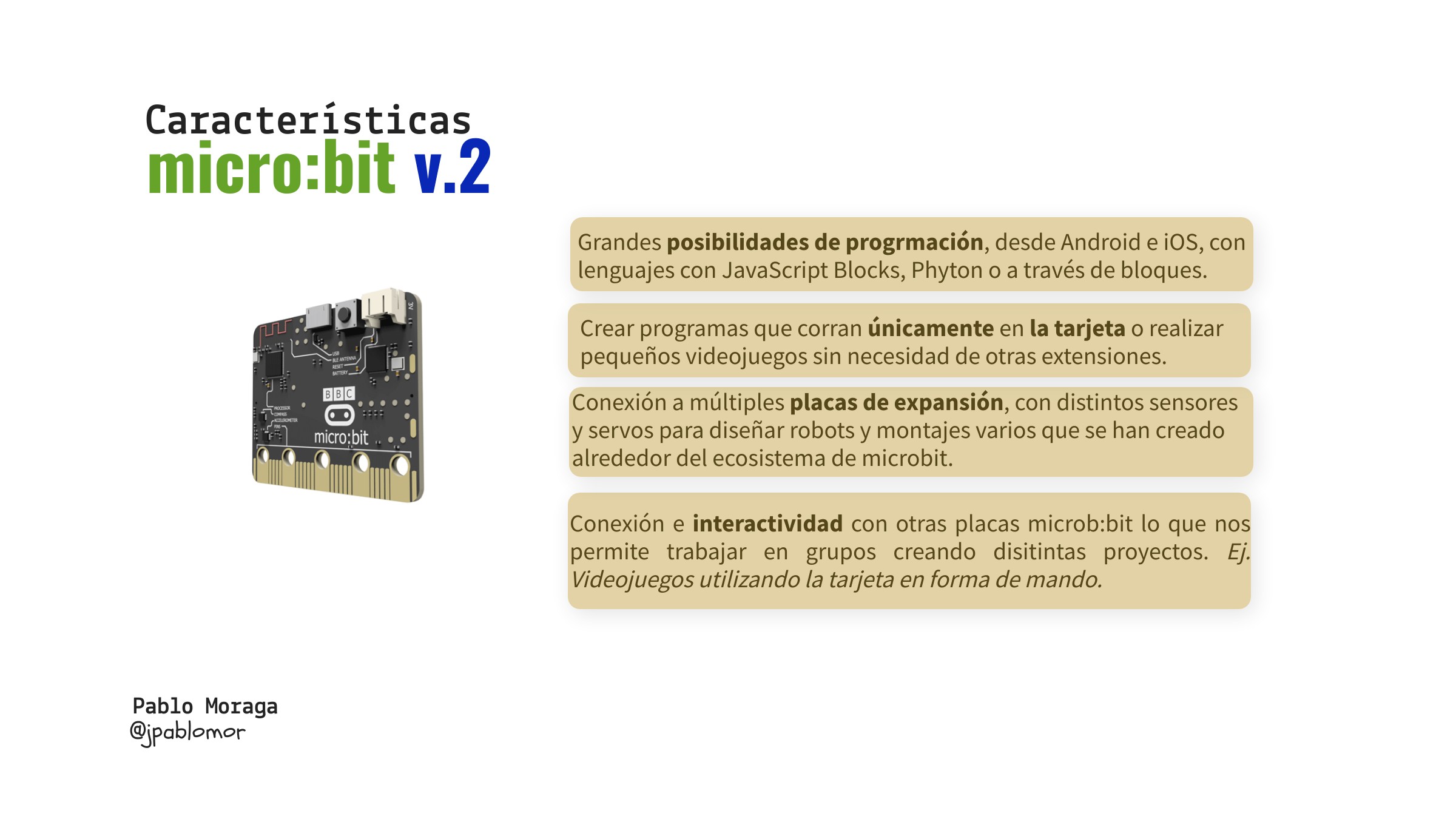 Conoce Micro:bit v.2 | Conocemicrobit